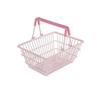 China Factory custom size color stainless steel shopping basket for sale