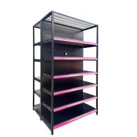 China Factory customized color size standard double side supermarket shelf for sale