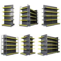China Factory customized color size standard double side supermarket shelf for sale