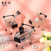 China Mini Supermarket Accessories Kids Metal Shopping Cart Cute Baskets for sale