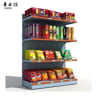 China Factory customized color size display shelves store shelves racks for grocery store for sale