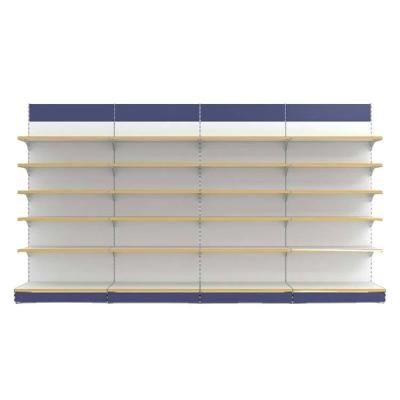 China Single Double Display shelves Grocery Price Cheap Supermarket Display Racks Light Duty Gondola shelving for sale