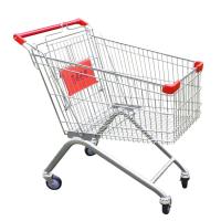 China Plastic Supermarket Accessories Grocery Folding Shopping Cart Customzied for sale