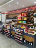 China Supermarket Customized Color Grocery Store Retail Cashier Desk Counter for sale