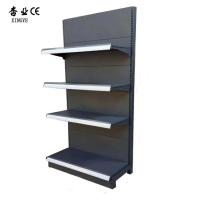 China Factory custom color size metal supermarket shelves white gondola shelving for sale