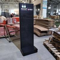 China Factory custom color size metal hole back board display shelf supermarket shelves rack for shop for sale