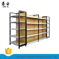 China High Quality And Good  Price Supermarket Steel Wood Display Rack Shelf for sale
