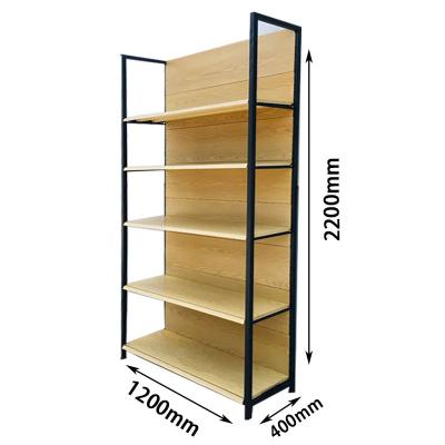 China Q235 Cold Rolled Steel Luxury Display Shelves Commercial  Supermarket Rack for sale