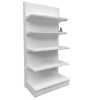 China Factory Good Quality Store Equipment Shelf Gondola Supermarket Shelves White Supermarket Rack for sale