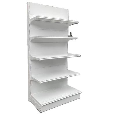China Factory Good Quality Store Equipment Shelf Gondola Supermarket Shelves White Supermarket Rack for sale