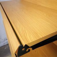 China Hot Sale Highly Recommended Environmental Protection Wood Grain Single-sided Supermarket Shelves for sale
