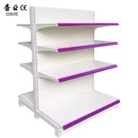 China Factory Good Quality Gondola Shelving Retail White Shels For Market for sale