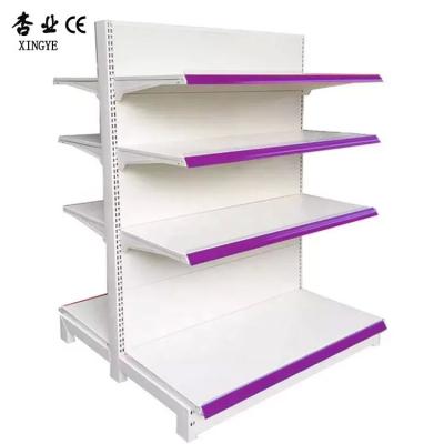 China Factory Good Quality Gondola Shelving Retail White Shels For Market for sale
