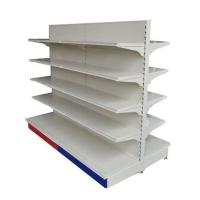 China Factory Good Quality Gondola Shelving Retail White Shels For Market for sale