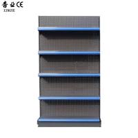 China Xingye Factory Custom Size Metallic Mini Market Shelves Display Racks Home Market Shelves for sale