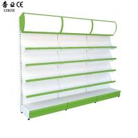 China Xingye Factory Custom Size Metallic Retail Display Shelf Supermarket Shelving Retail Store Shelving for sale