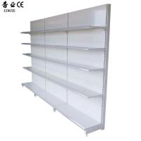 China Xingye Factory Custom Size Metallic Retail Display Shelf Supermarket Shelving Retail Store Shelving for sale