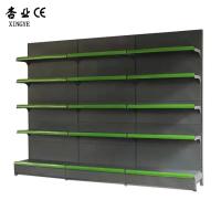 China Xingye Factory Custom Size Metallic Retail Display Shelf Supermarket Shelving Retail Store Shelving for sale