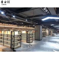 China Factory New Design custom shelf one step supermarket steel shelves for sale