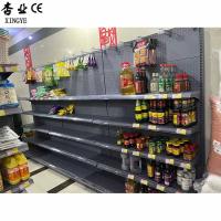 China Factory New Design custom shelf one step supermarket steel shelves for sale