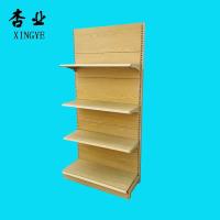 China Factory custom color size metal super market racks grocery store shelves for sale