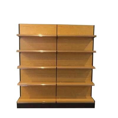China Factory custom color size metal gondolas para supermercado pharmacy gondola shelves for sale