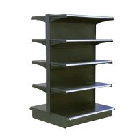 China Factory Customized Color Size Gondola Shelving Supermarket Shelves Convenience Store Gondola Black for sale