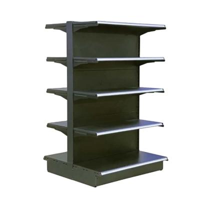 China Factory Customized Color Size Gondola Shelving Supermarket Shelves Convenience Store Gondola Black for sale