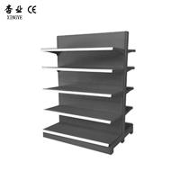 China Factory Customized Color Size Gondola Shelving Supermarket Shelves Convenience Store Gondola Black for sale