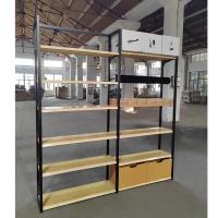 China Customized Supermarket Display Rack Metal Heavy Duty Supermarket Shelves for sale