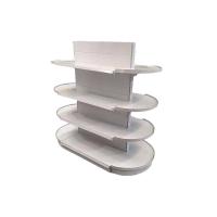 China Factory customized color size christmas island gondola shelves round for sale