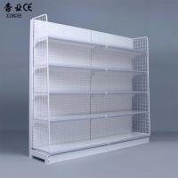 China Factory Customized Color Size White gondola shelving supermarket store shelves for sale