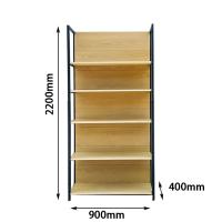 China Metal Wood Gondola Shelving Heavy Duty 4 Post Shelves For Retail Store for sale