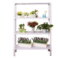 China Warehouse Slotted Angle Rack Commercial Stainless Steel Storage Display for sale