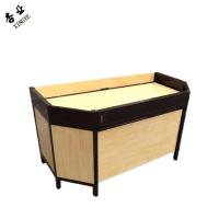 China Wood Fruit And Vegetables Display Rack Multi Functional Double Sided for sale
