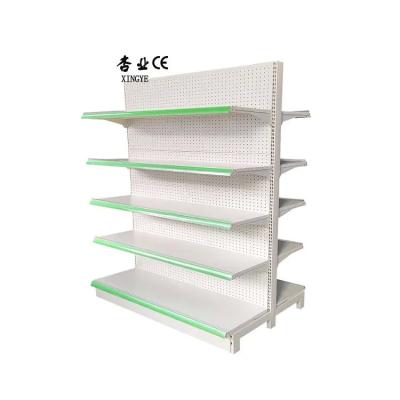 China Manufacturer Customized Color Size Supermarket shelves Buckle back plate shelves Convenience store shelves for sale