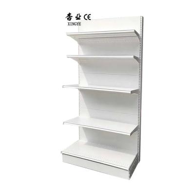 China Factory customized color size gondola shelves manufacturer shop shelves white supermarket shelf for sale