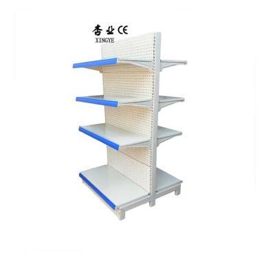 China Factory customized color size double side supermarket shelf gondola shelves manufacturer for sale