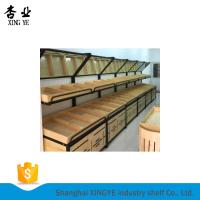 China Light Duty Fruit And Vegetables Shelves Single Side Display Rack for sale