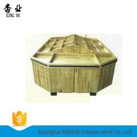 China Light Duty Fruit And Vegetables Shelves Single Side Display Rack for sale