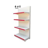 China Factory Customized Color Size Single Side Supermarket Shelf Display Racks for Shops Gondola Shelving for sale