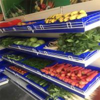 China Customized Size Fruit And Vegetables Shelves Rack Stand For Grocery for sale