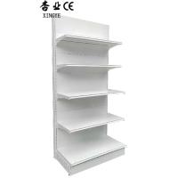 China Factory customized color size white pharmacy shelves grocery shelf supermarket shelf for sale
