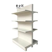 China Factory Customized Color Size Adjustable Double Side Retail Department Store Shelving White Heavy Duty Display Shelf for sale