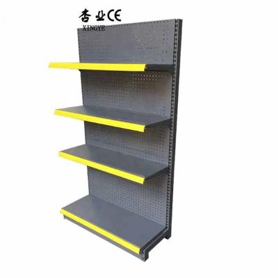 China Factory Customized Color Size market retail steel shelves customized gondola rack super market shelf for sale