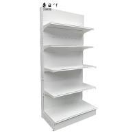 China Factory customized color size heavy duty supermarket shelves gondola shelving Single-sided supermarket shelf for sale