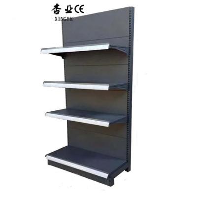 China Factory customized color size single side supermarket shelf display racks for sale