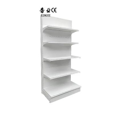 China Factory Customized Color Size Single-sided Metal Rack Super Market Shelf for sale