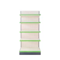 China Storage Shelves Green Display Racks Supermarket Shelf Zaful Store Drogaria Shelves for sale