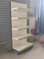 China Storage Shelves Green Display Racks Supermarket Shelf Zaful Store Drogaria Shelves for sale